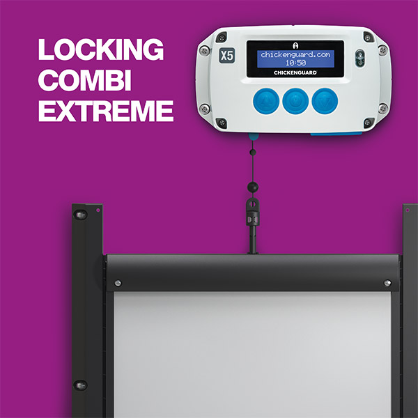 Locking Combi Extreme - Self Locking Chicken Door Kit - ChickenGuard